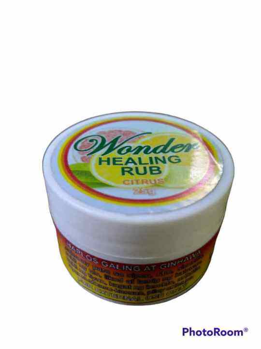 Wonder Healing Rub CITRUS (25g) | Lazada PH