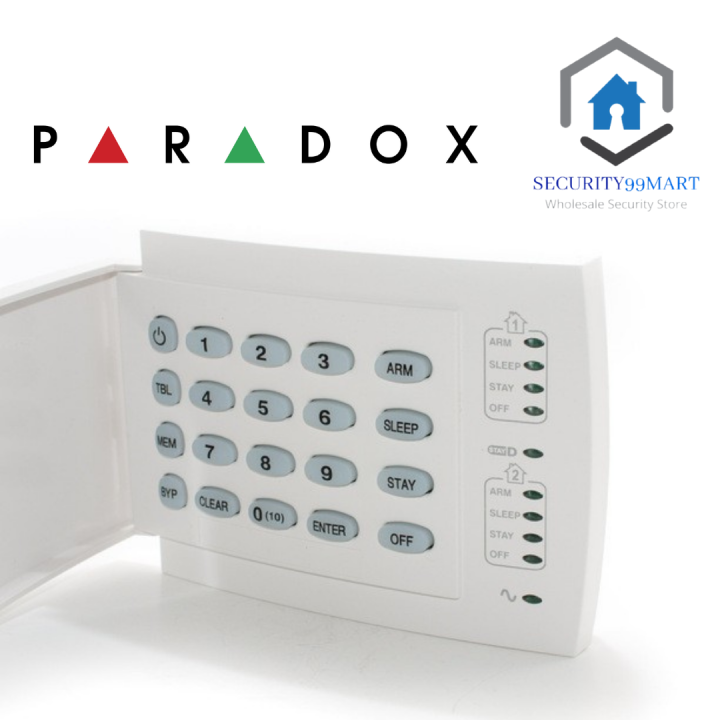 Paradox K10H Alarm 10 -Zone LED Keypad Built-in 1-Zone Input | Lazada