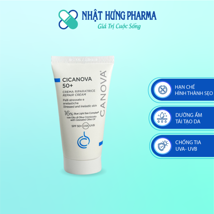 Kem xóa sẹo, phục hồi da, chống nắng SPF 50+ CANOVA CICANOVA 50ml ...
