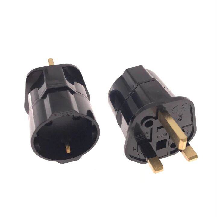 UK Singapore Malaysia Male 13A To EUropean Germany 3Pin 16A AC Power ...