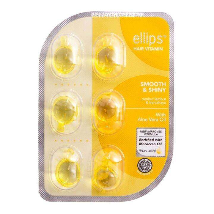 ORIGINAL Ellips Hair Vitamin Sachet Isi 6 Capsule BPOM / Elips Vitamin ...