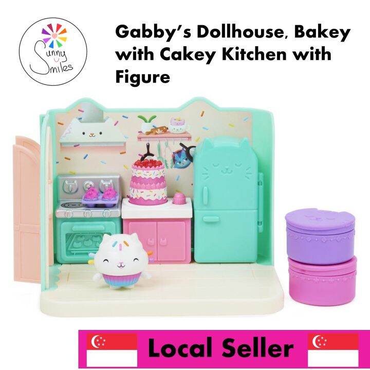 Gabby’s Dollhouse, Bakey with Cakey Kitchen with Figure | Lazada Singapore