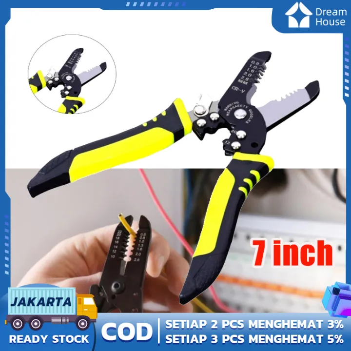 TANG POTONG KUPAS KABEL/KABEL LISTRIK MULTIFUNGSI | Lazada Indonesia