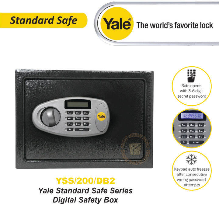 Yale Standard Safe Series [ YSS/200/DB2 ] Digital Safety Box / Security ...