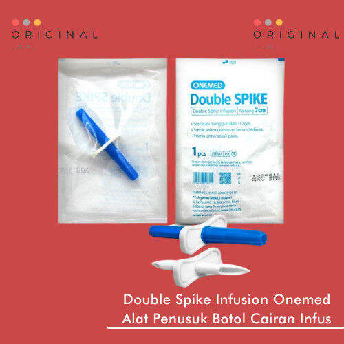 [ GRATIS ONGKIR ]Double Spike Infusion Onemed Alat Penusuk Botol Cairan ...