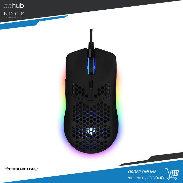 Tecware EXO Plus, matte black, gaming mouse, PixArt 3327 | Lazada PH
