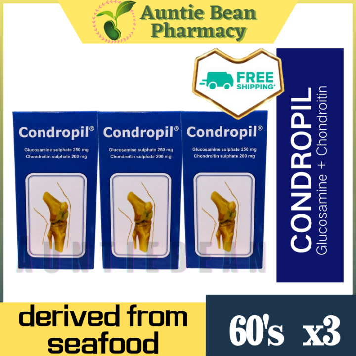 [ FREE SHIPPING ] Condropil Glucosamine Sulphate 250mg, Chondroitin ...