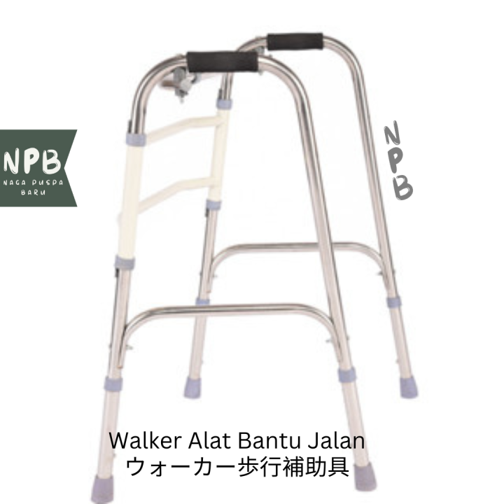 Walker Alat Bantu Jalan Manula - Tongkat Bantu Jalan Lansia - Walker ...