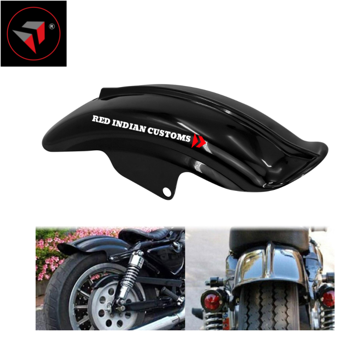 MOTORCYCLE REAR MUDGUARD FENDER BLACK FENDER FOR HARLEY SPORTSTER XL ...