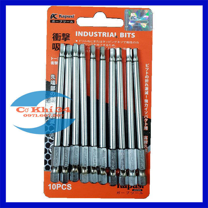 Mũi Vít Lục Giác H4.0mm Cho Khoan Máy Bắn Vít KAPUSI JAPAN 10 Chiếc | Lazada.vn