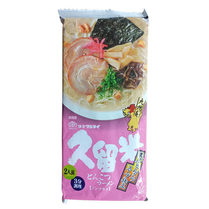 Marutai Kurume Tonkotsu Ramen Non-fried 194g | Lazada PH