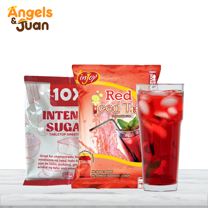 InJoy Red Iced Tea Concentrated Juice Palamig Powder 200g w/ Intense ...