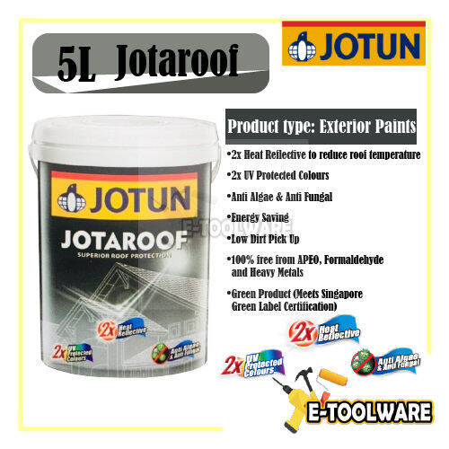 5L Jotun Jotaroof Superior Roof Protection (2X UV Protected) | Lazada