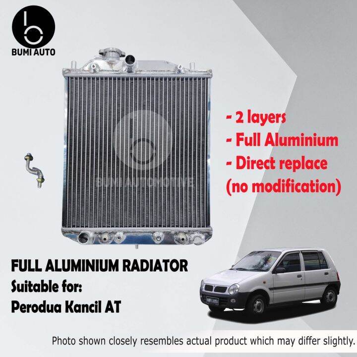 Perodua Kancil 660/850 2 rows All Aluminium Radiator Fully Alloy (Auto ...