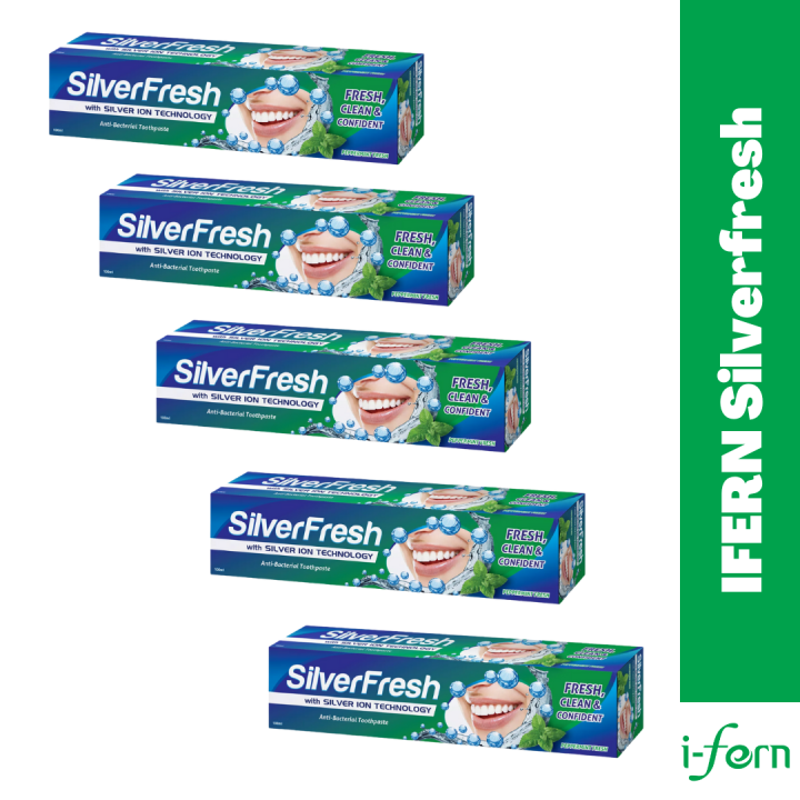 Silverfresh Whitening Toothpaste with Silver Ion Technology 100ml 5 ...