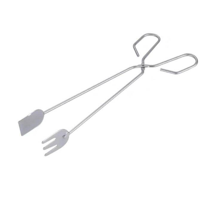 Stainless Steel BBQ Tong/ Penyepit MakananSD154 | Lazada