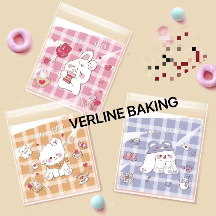 50 PCS PLASTIK KEMASAN KUE PLASTIK PIE PLASTIK PIE SUSU PLASTIK KEMASAN ...