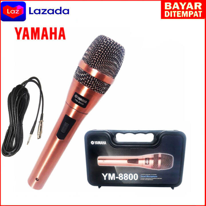 MIC YAMAHA YM 8800 / MIC / MIC KABEL / MIX KARAOKE / MIC KARAOKE SUARA JERNIH / MIKROPHONE ...