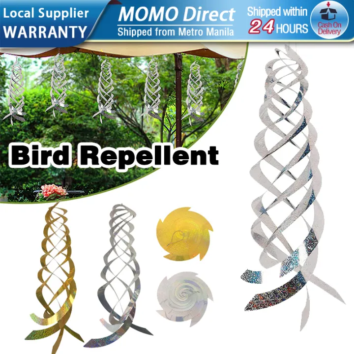 Bird Repellent Spiral Reflectors Hanging Reflective Bird Deterrent ...