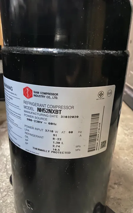 Aircon Compressor NH52NXBT for 3 Tonner Airconditioning | Lazada PH