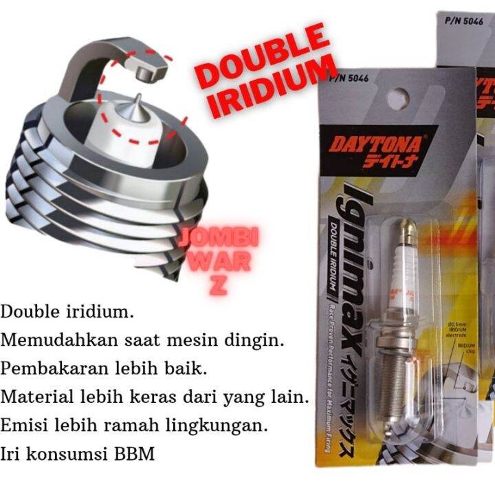BUSI DOUBLE IRIDIUM DAYTONA VARIO 160 PCX 160 ADV 160 CBR250RR XMAX 250 PCX160 HYBRID NEW NINJA ...