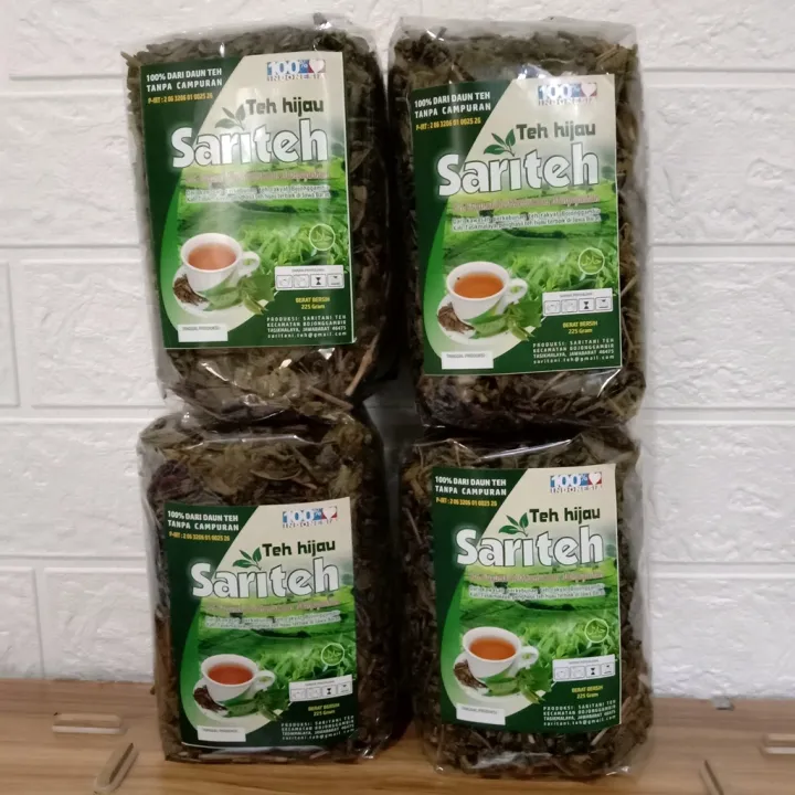 Teh Hijau Asli Siap Seduh, Asli Rasa Teh Hijau, Berkhasiat (4 Bungkus ...