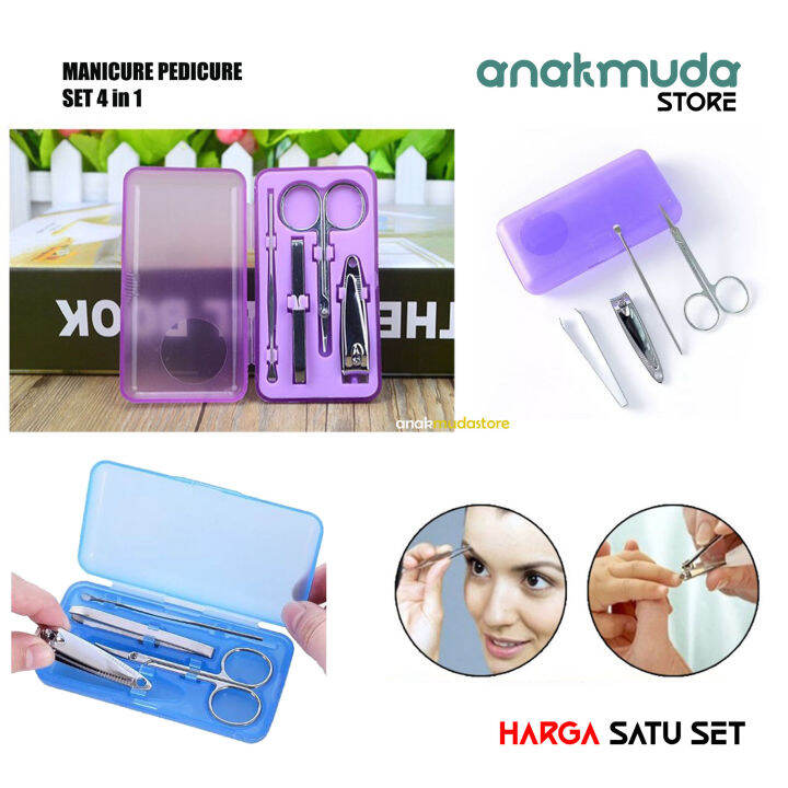 Gunting Kecil Kuku Capitan Manicure Set Paket Gunting Kuku Korek ...