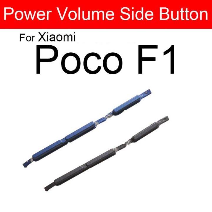 Side Key Set For Xiaomi Poco F1 Power and Volume Buttons Part ...
