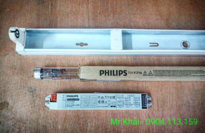 (SALE) Bộ đèn UVC diệt khuẩn dài 0.6m PHILIPS TUV F17T8 | Lazada.vn