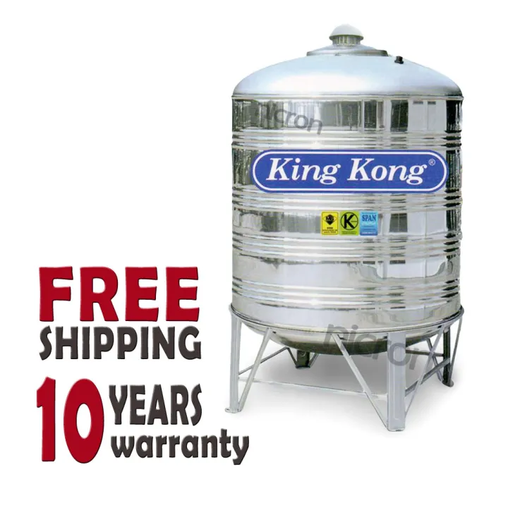 3,000 liters King Kong Stainless Steel Water Tank With Stand | Lazada