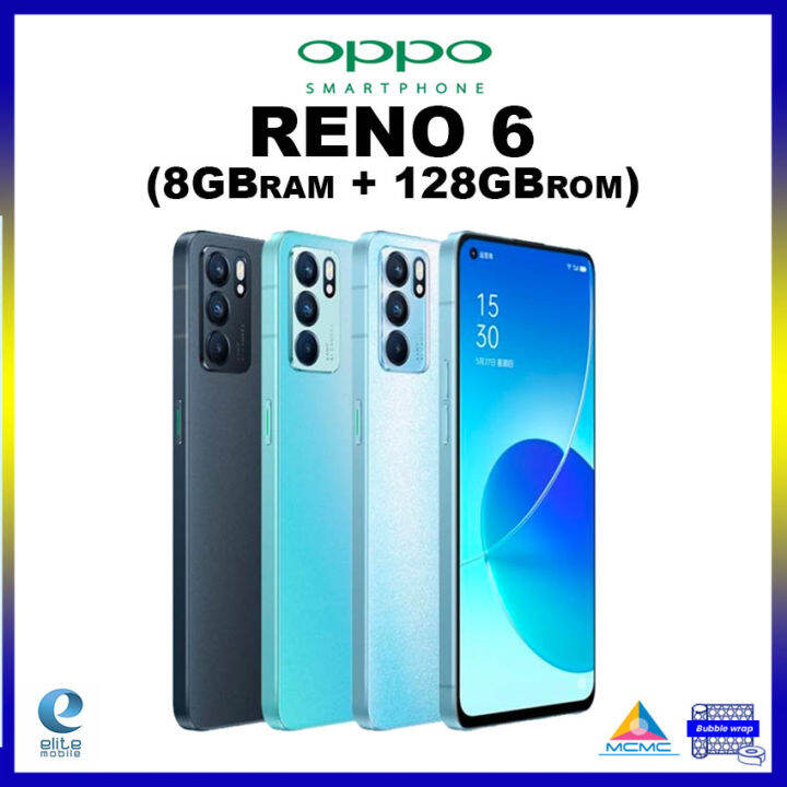OPPO Reno 6 5G Smartphone (8GB RAM + 128GB ROM ) 65W Super VOOC2.0 ...