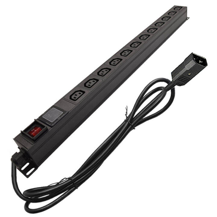 Network Cabinet Smart PDU Power Strip 12 Ways IEC 13 Female Socket ...