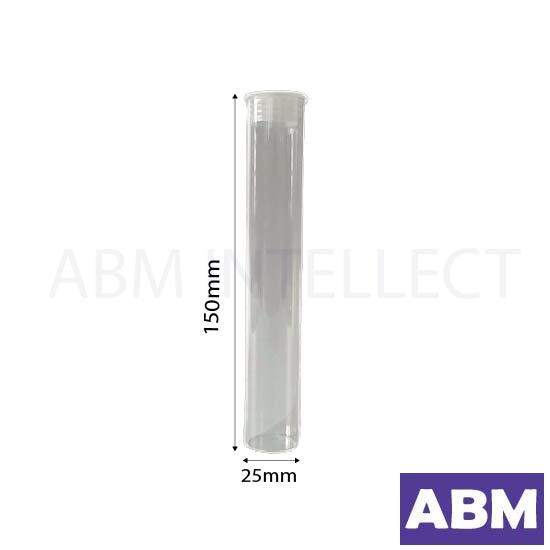 Specimen Tube / Culture Tube 25 x 150mm Borosilicate Glass with Insert ...