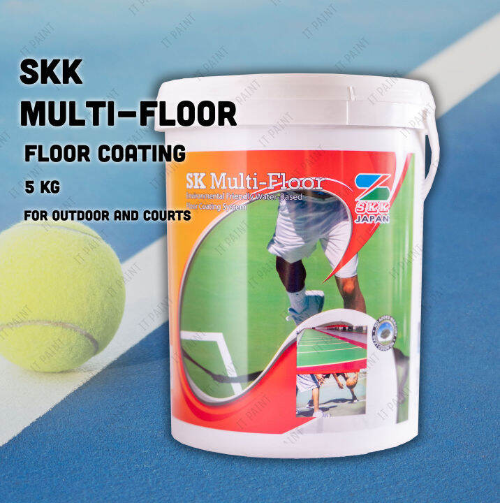 SKK SK Multi-Floor Paint For Court 5KG Floor Coating Paint | Lazada