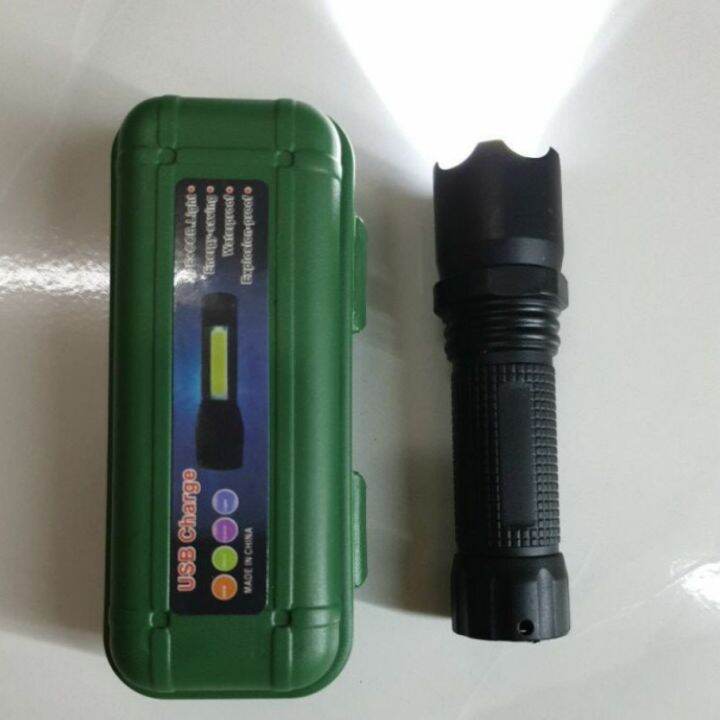 Mini Torchlight USB Charge | 9.5 cm | Lampu Suluh Mini Tahan Lasak | Lazada