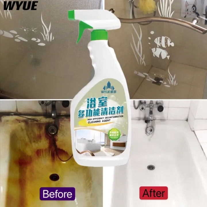Bathroom Detergent Cleaning Water Stain of Bathroom Glass / Shower ...