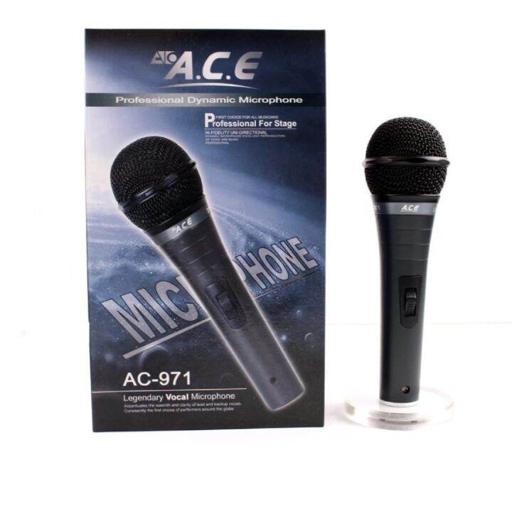 Ace AC-971 Professional Dynamic Vocal Audio Wired microphone | Lazada PH