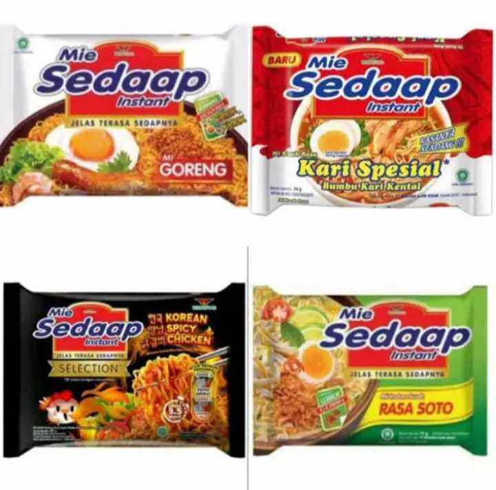 mie instant sedap ECERAN / Mie Sedap Goreng / Mie Sedap Soto / Mie ...