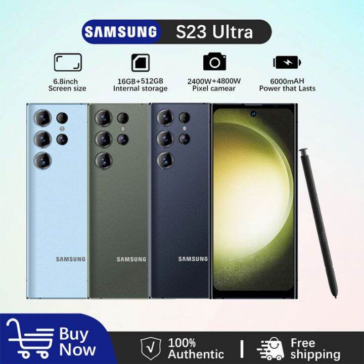 Samsung GALAXY S23 Ultra Original 16GB RAM+512GB ROM 6000mAh | Lazada PH