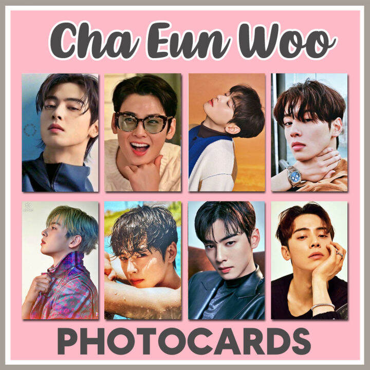 Cha Eun Woo Photocards Part 2 (Choose 8 photos) | Lazada PH