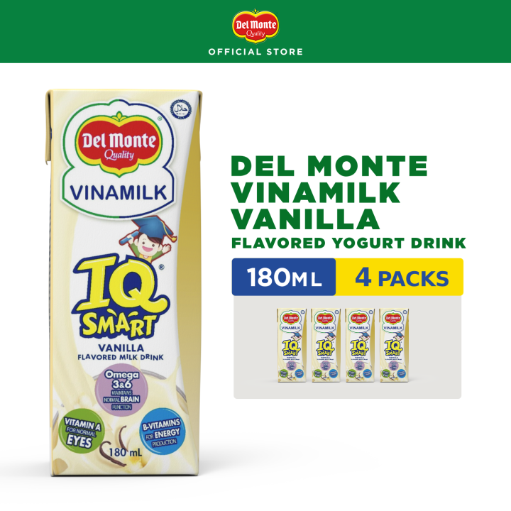 DEL MONTE VINAMILK IQ SMART™ Vanilla Flavored Milk Drink with OMEGA 3 ...