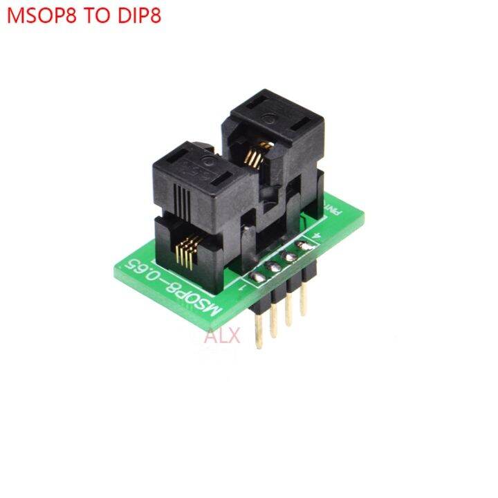 1PCS MSOP8 TO DIP8 programmer adapter socket MSOP TO DIP CONVERTER MCU ...
