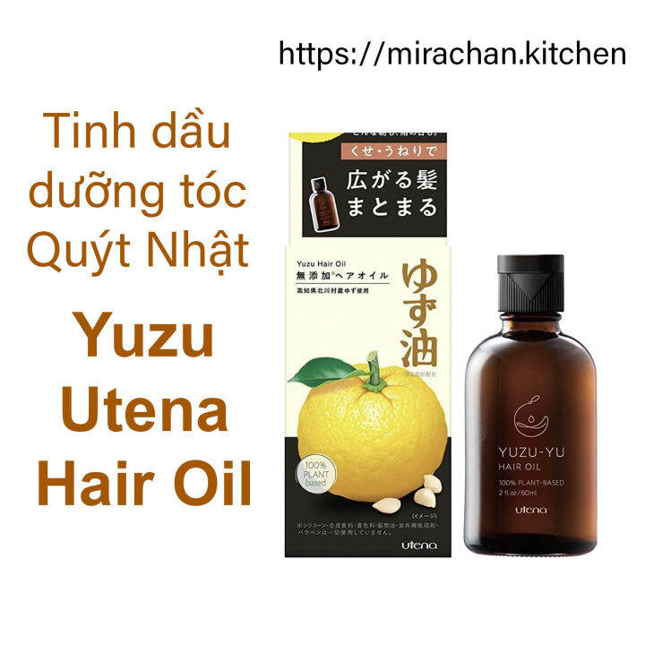 Tinh dầu dưỡng tóc Nhật Bản chiết xuất quýt Nhật Utena Yuzu Hair Oil ( 60 ml) | Lazada.vn
