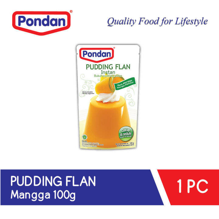 Pondan Pudding Flan Mangga 100g | Lazada Indonesia
