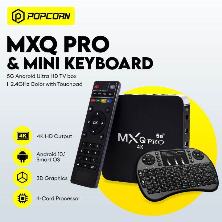 MXQ 4K TV Box 5G Android 10.1 8 128G Ultra HD Android TV Box | Lazada PH