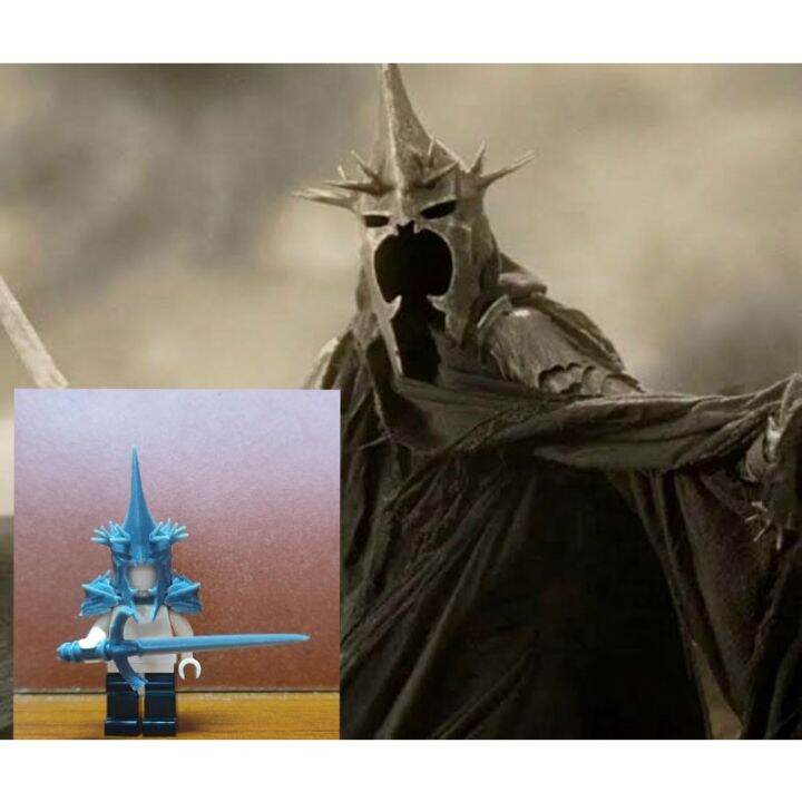 Custom Made Minifigure Lord of the Ring Witch King of Angmar Knight ...