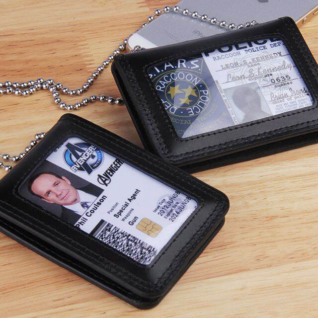 Hong Kong Reporter US Police Badge ID Credit Card Holder Genuine ...