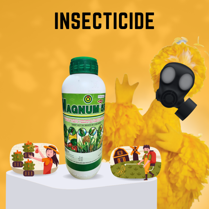 MAGNUM 5EC 1 LITER INSECTICIDE FOR PLANT CARE AND CROPS/ GARDENING ...