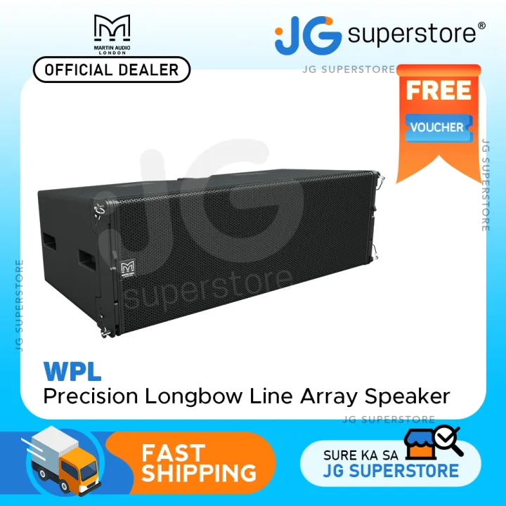 Martin Audio WPL 2 x 12" 3-Way Bi-Amp Wavefront Precision Longbow Line Array Speaker with Dual ...