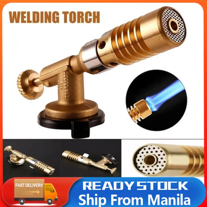 Portable Gas Torch Butane Gas Welding Torch Cooking Blow Torch Copper ...